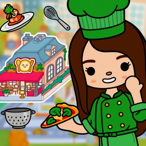 Toca World: Restaurant 👗 Play Free Girl Games - Prinxy